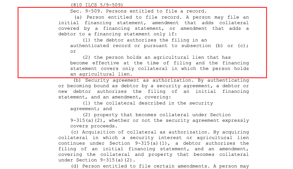 Filing Financing Statements and Determining Priority - Who's on First?